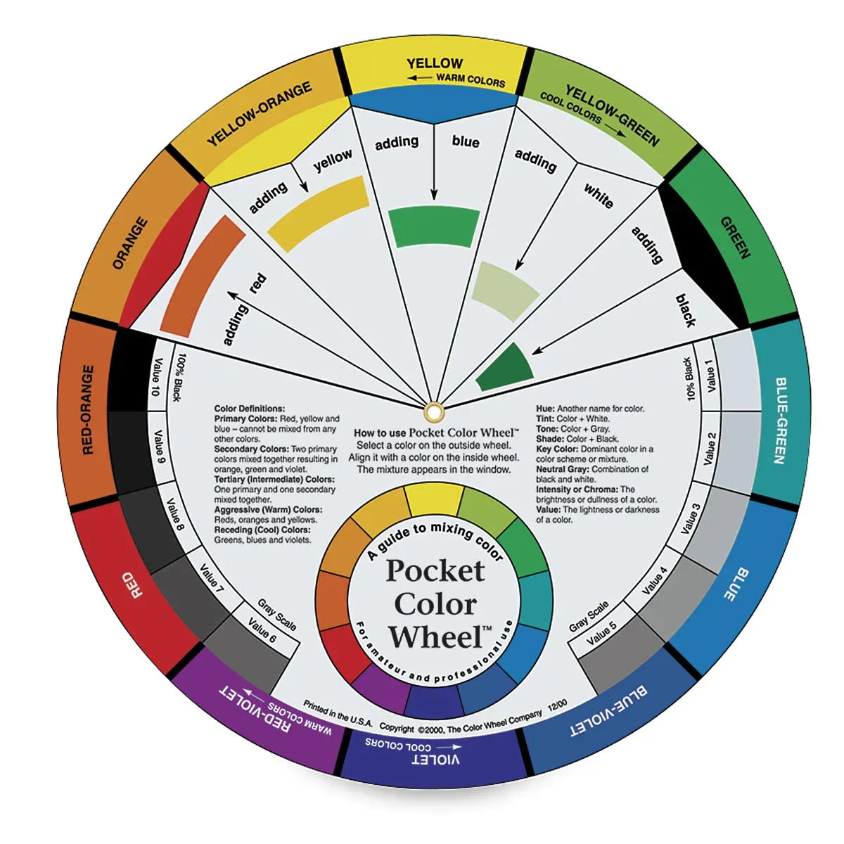 Artist’s Color Wheel – Master Color Mixing and Harmony with This ...