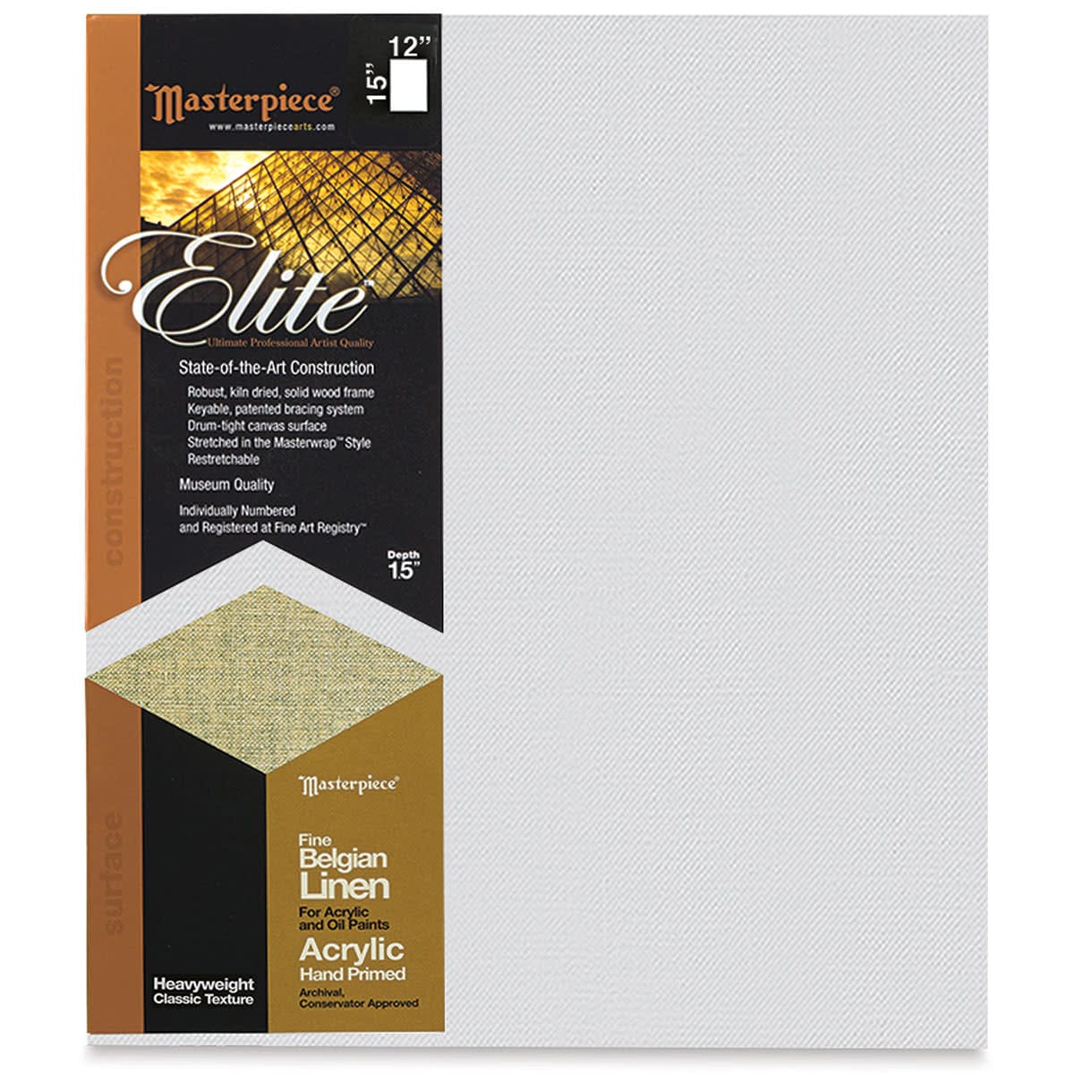 Masterpiece Artfix Acrylic Primed Linen Canvas for Acrylics