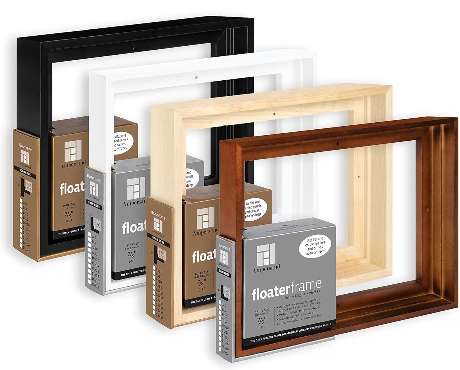 Ampersand Floaterframes – Professional Display Frames for Artists